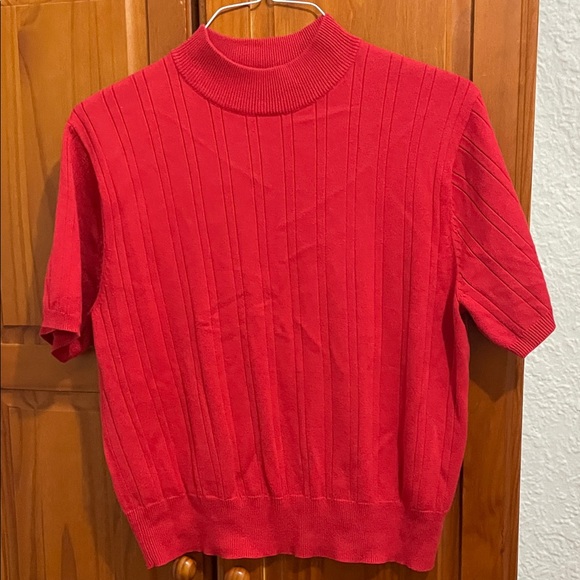 Preswick & Moore | Tops | Preswick Moore Cherry Knit Top | Poshmark